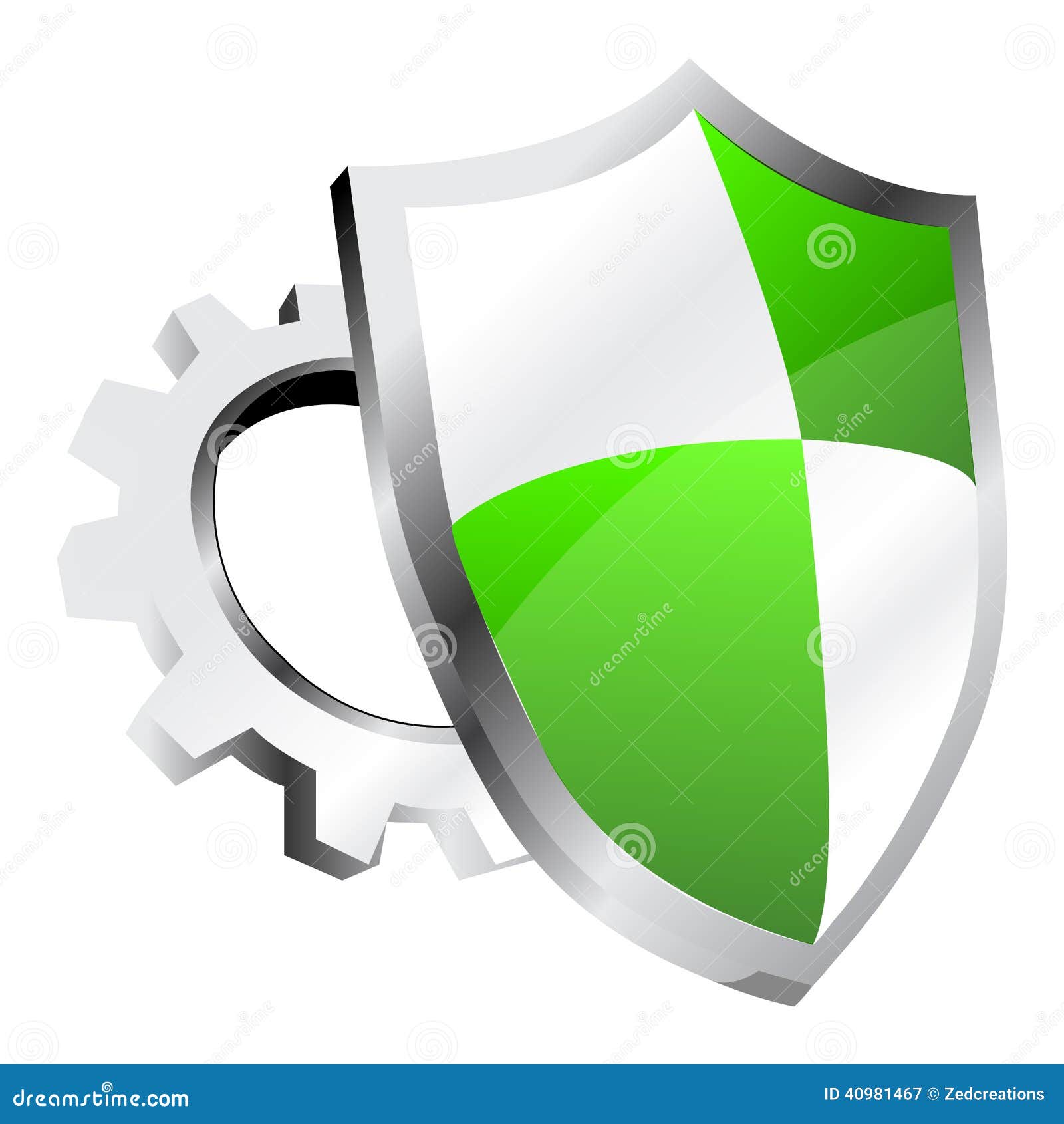 Shield Protection stock vector. Illustration of surround - 40981467
