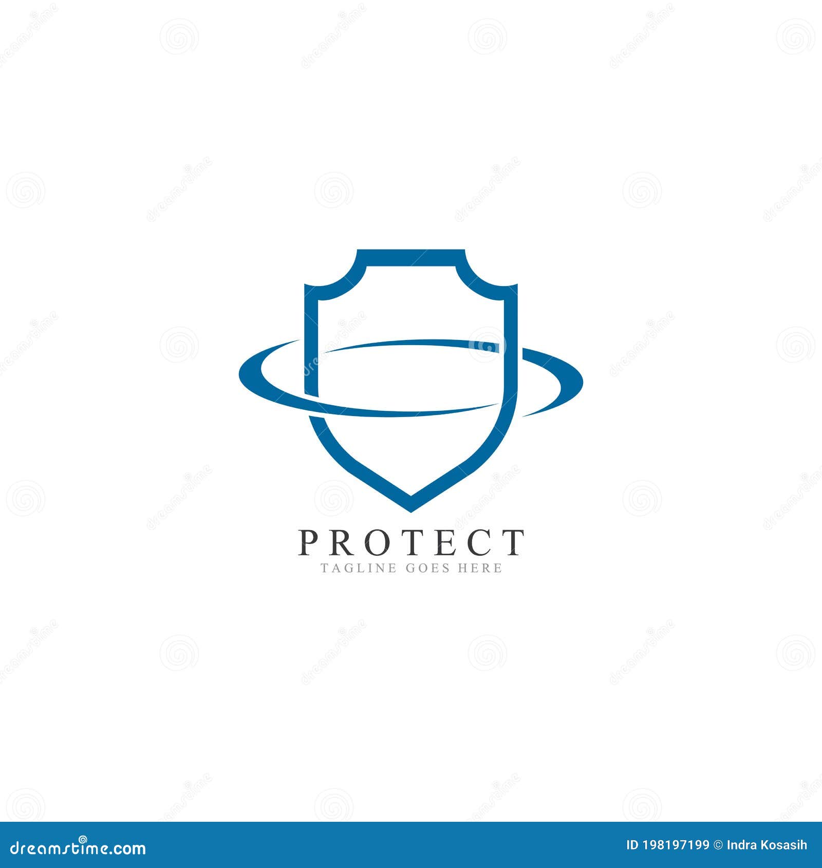 Shield Protector Logo Icon Illustration Stock Vector - Illustration of ...