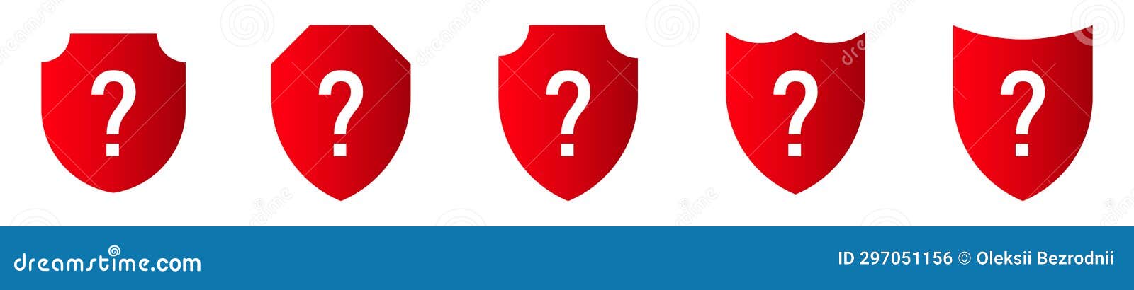 Shield With Question Mark Royalty-Free Illustration | CartoonDealer.com ...