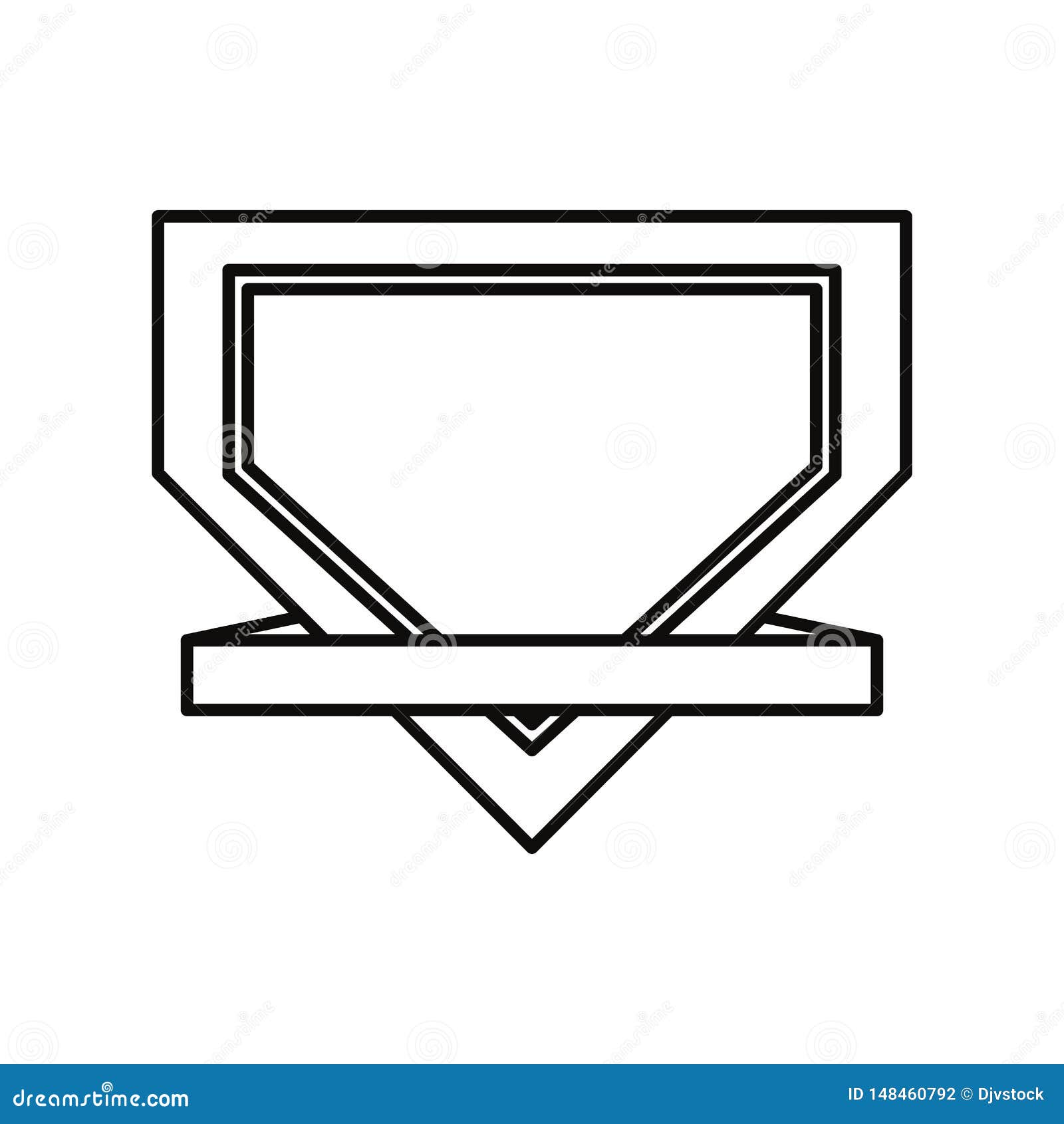 Shield Template With Ribbon