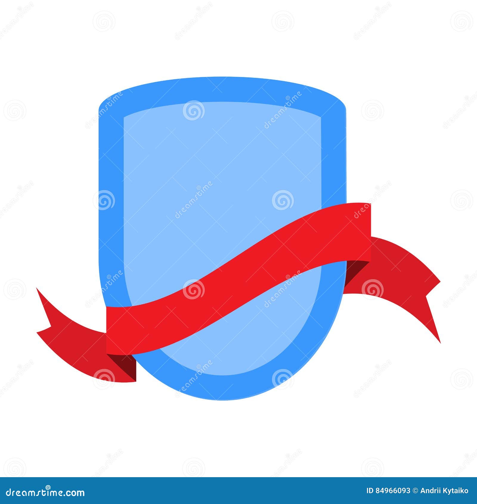 Shield and Ribbon Retro Style Stock Vector - Illustration of abstract ...