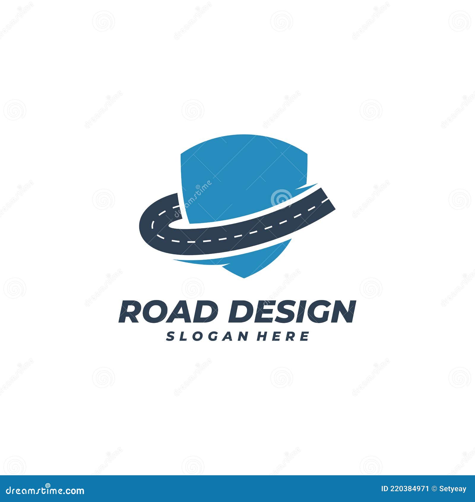 Shield Road Logo Vector Template, Creative Road Logo Design Concepts ...