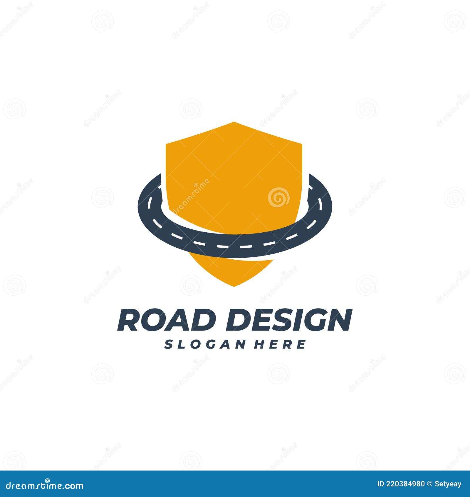 Shield Road Logo Vector Template, Creative Road Logo Design Concepts ...