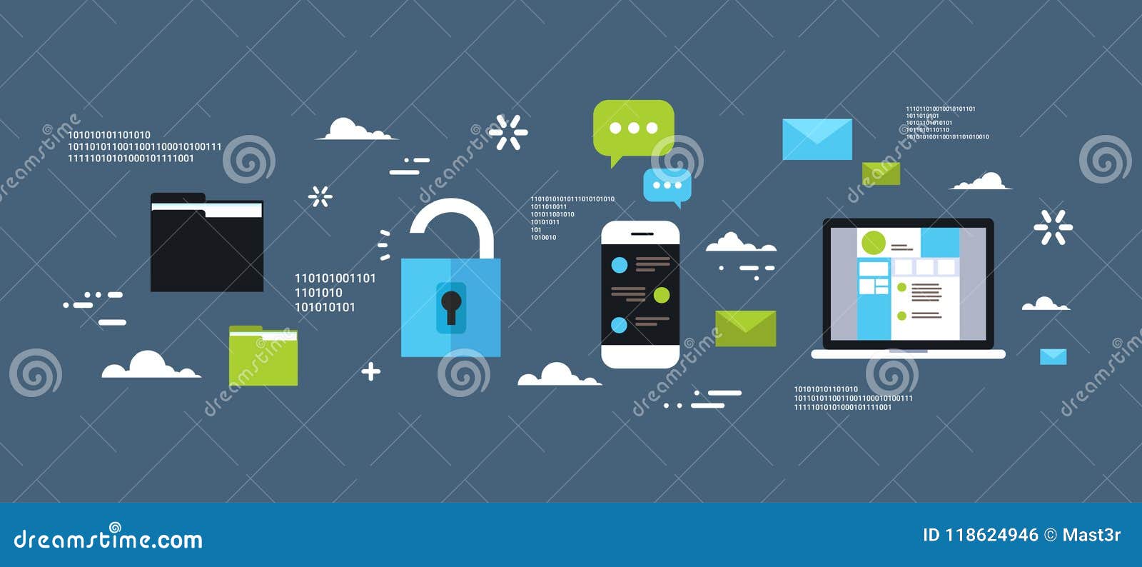 Shield Safe Electronic Money Protection Concept Privacy Computer ...