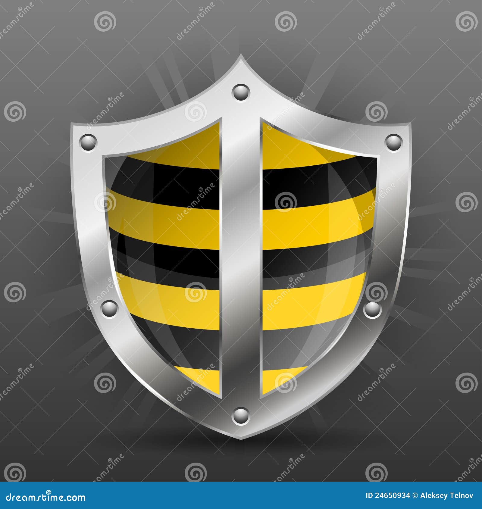 Shield Safety stock vector. Illustration of strong, defender - 24650934