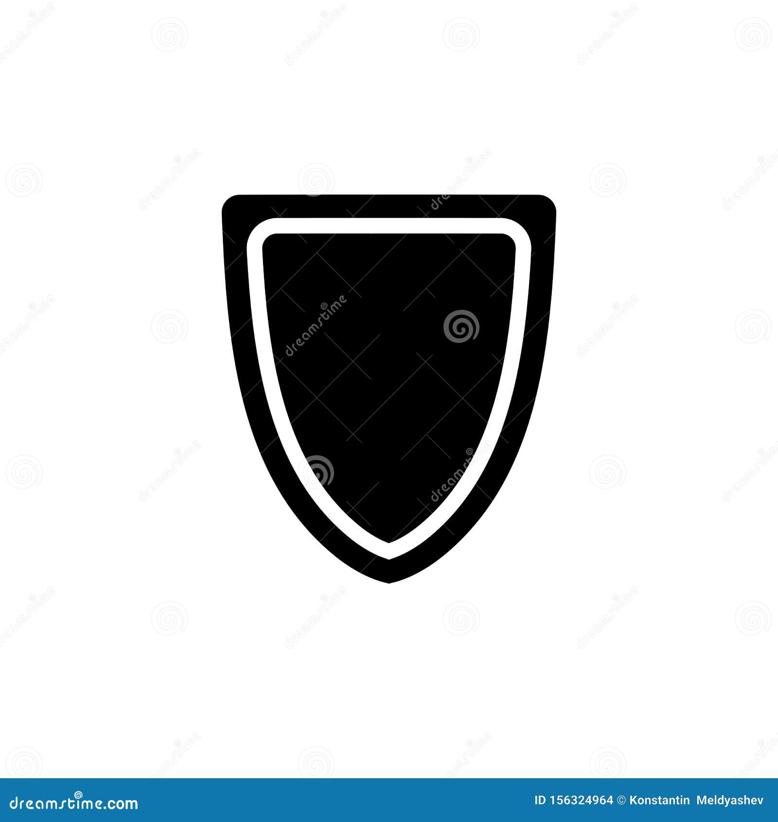 Shield, Screen, Guard, Baffle, Shell, Gate Icon. Simple Glyph, Flat of ...