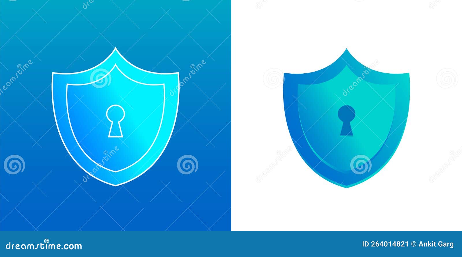 Shield Security Emblem Gradient Logo Colorful Icon Vector Illustration ...