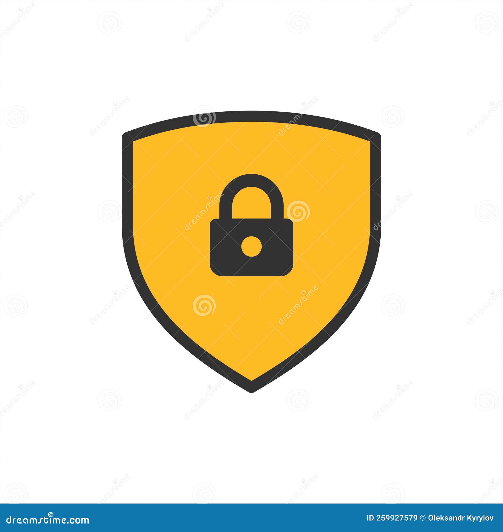Shield Security with Lock Symbol. Protection, Safety, Password Security ...