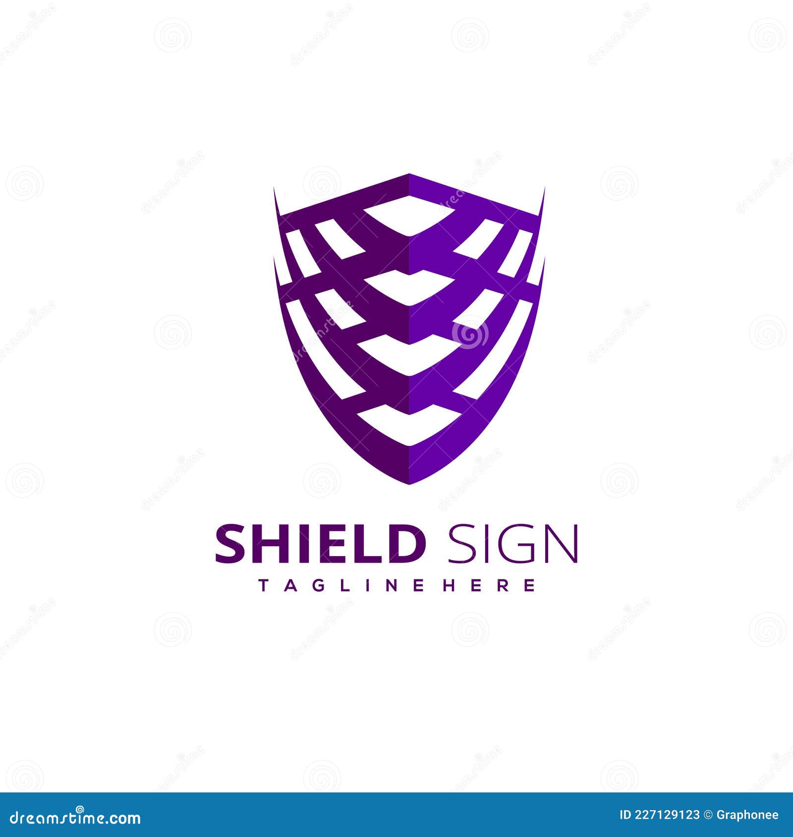 Shield Security Logo Design Stock Vector - Illustration of vector ...