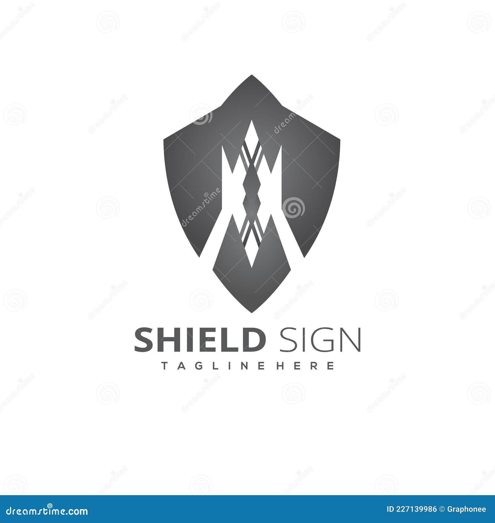 Shield Security Logo Design Stock Vector - Illustration of protective ...