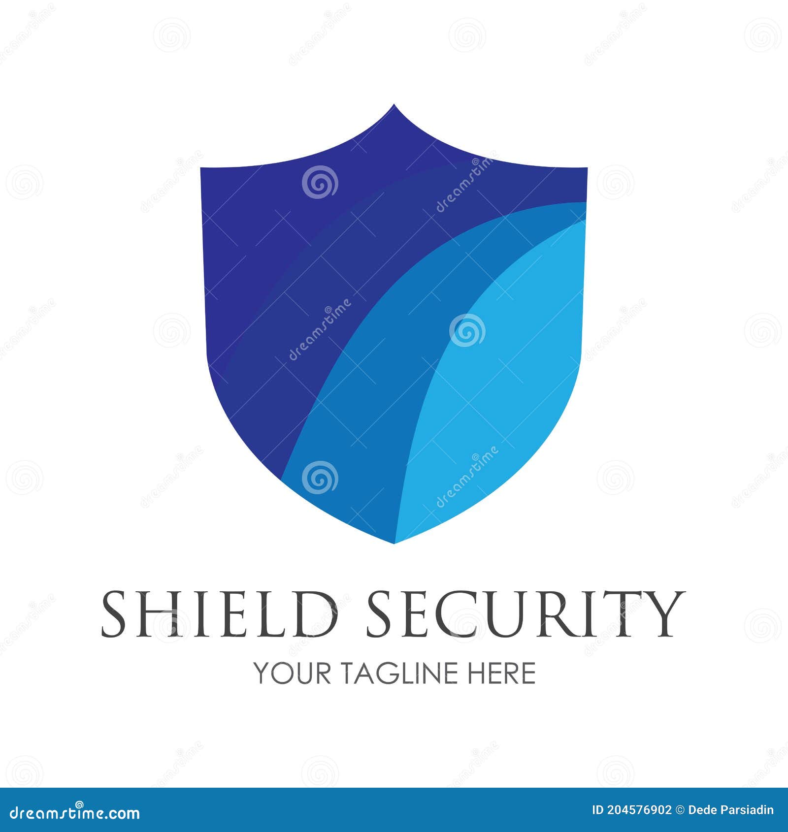 Shield Security Logo Design Vector Illustration Template Stock Vector ...