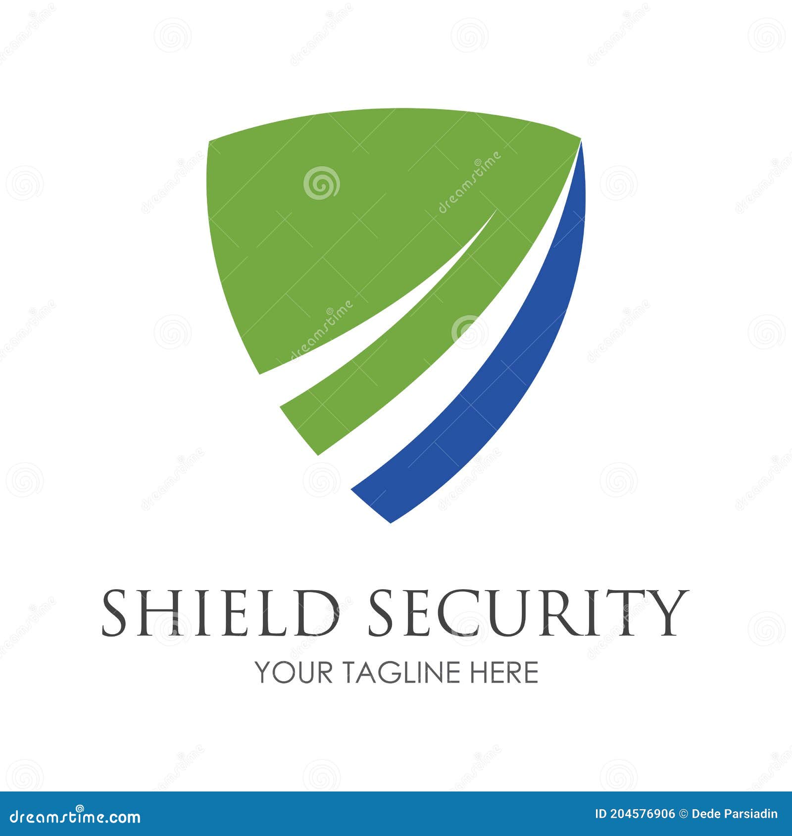 Shield Security Logo Design Vector Illustration Template Stock Vector ...