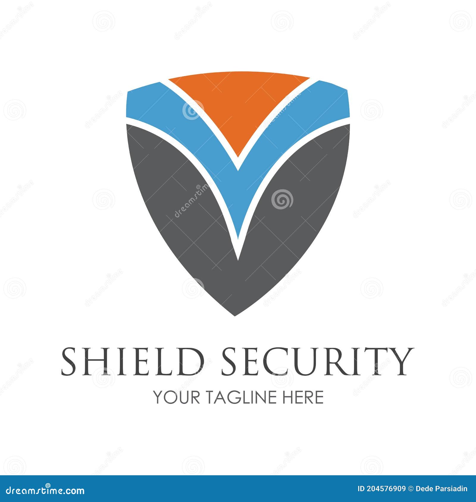 Shield Security Logo Design Vector Illustration Template Stock Vector ...