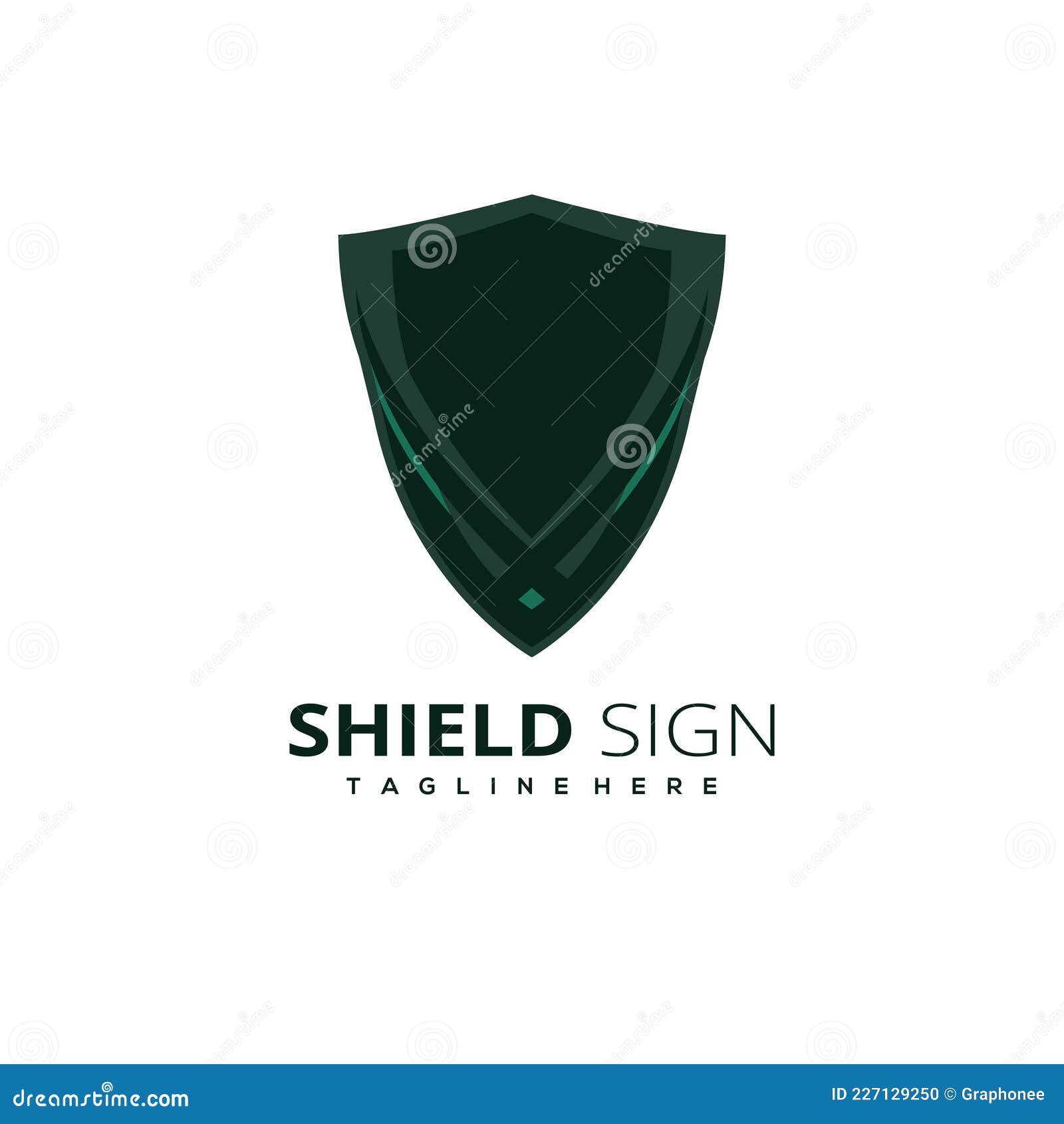 Shield Security Logo Design Stock Vector - Illustration of element ...