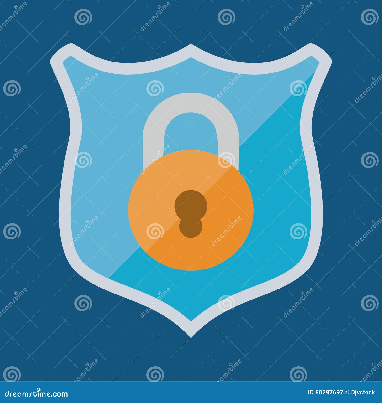 Shield and Security System Design Stock Vector - Illustration of ...