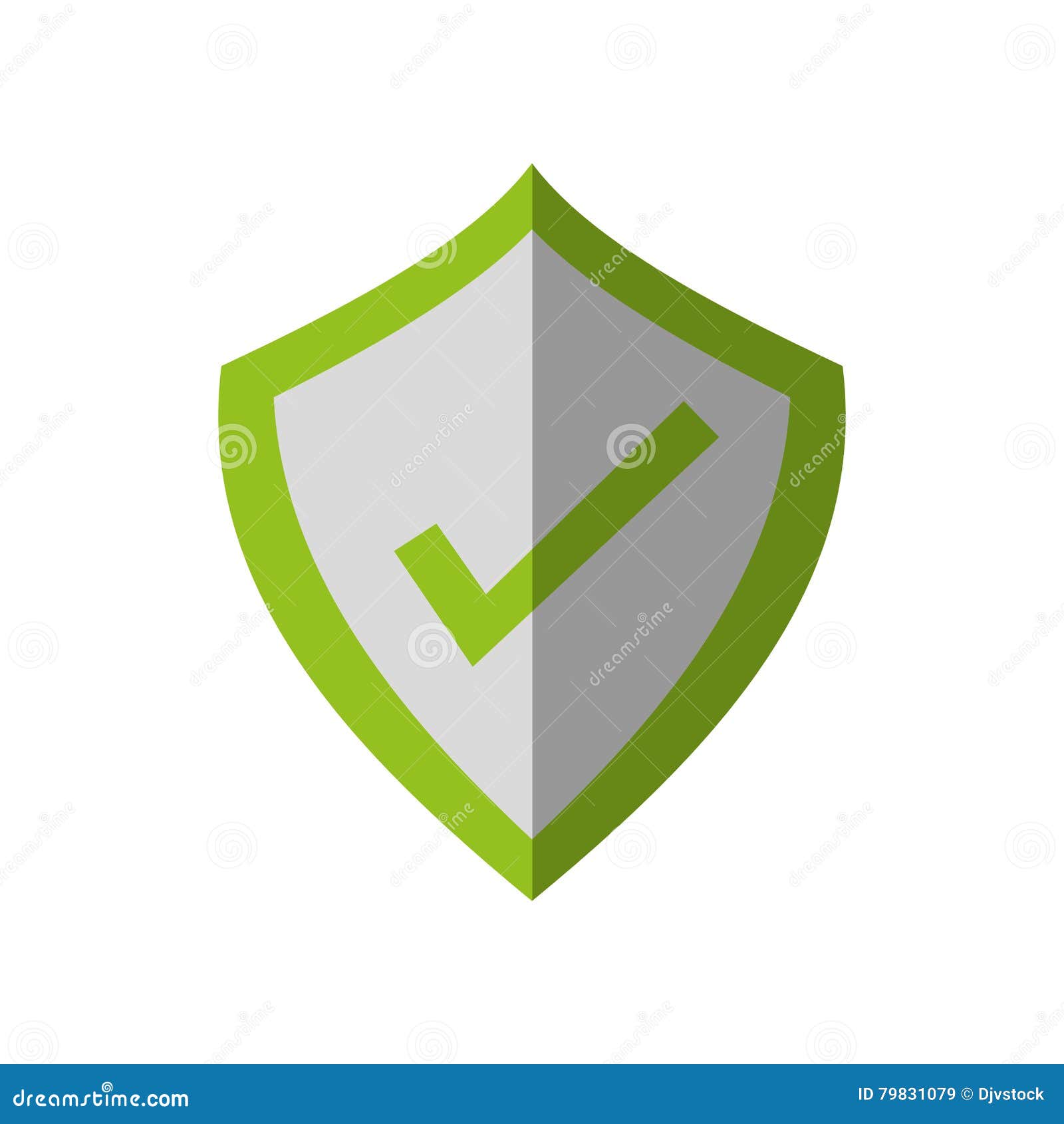 Shield Security System Isolated Icon Stock Vector - Illustration of ...