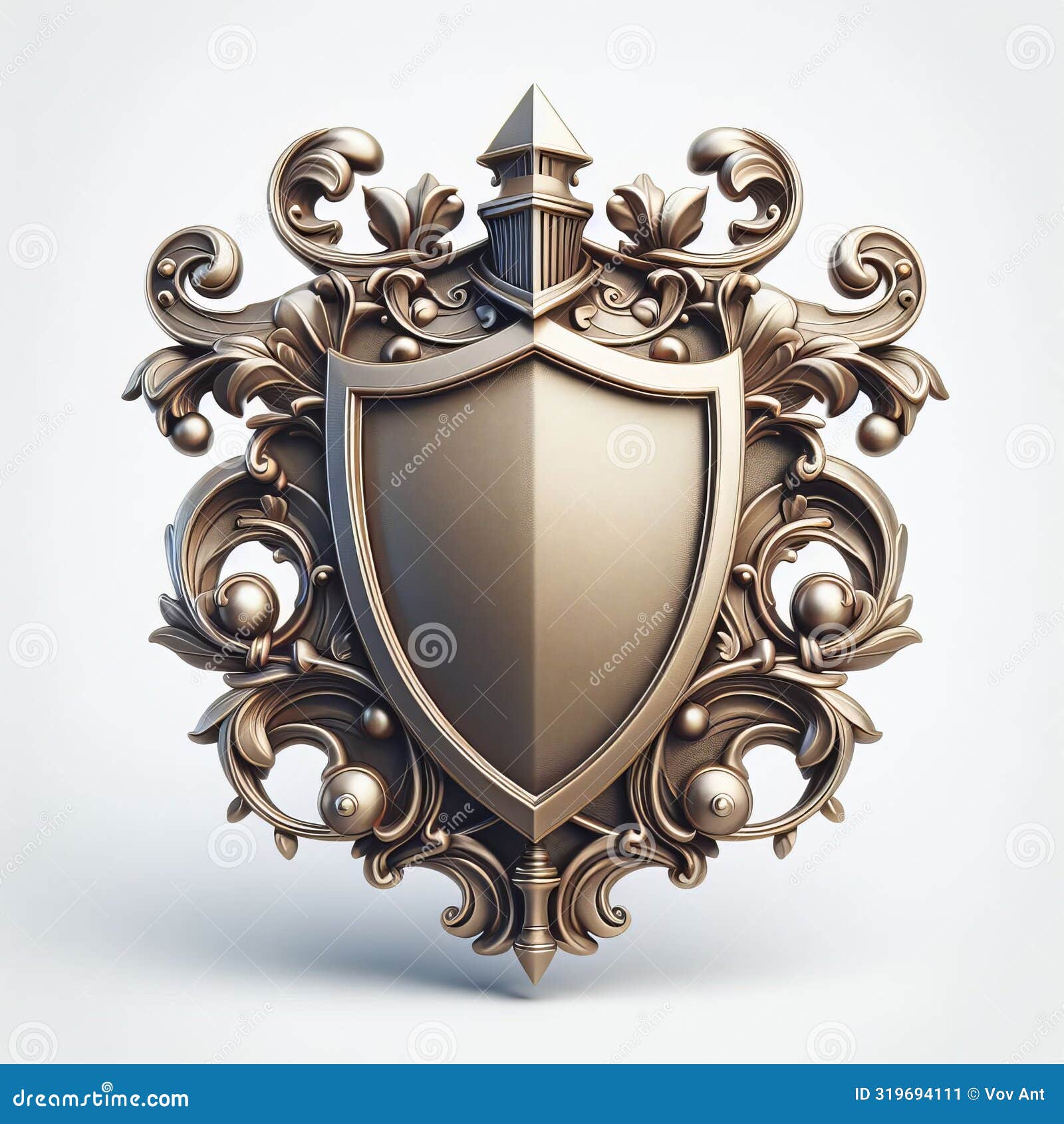 Shield a Shape Resembling a Shield with Rounded Corners, Oftenu Stock ...