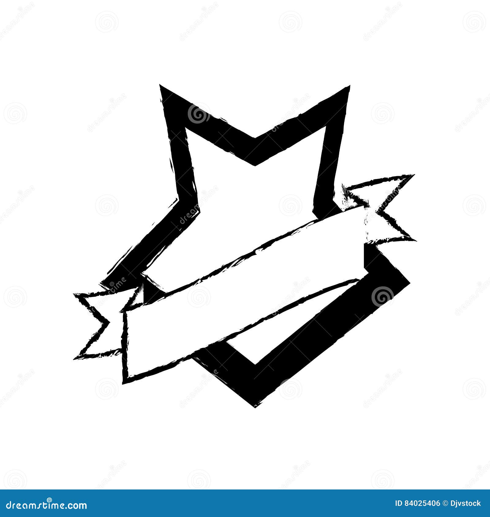 Shield Shape With Ribbon