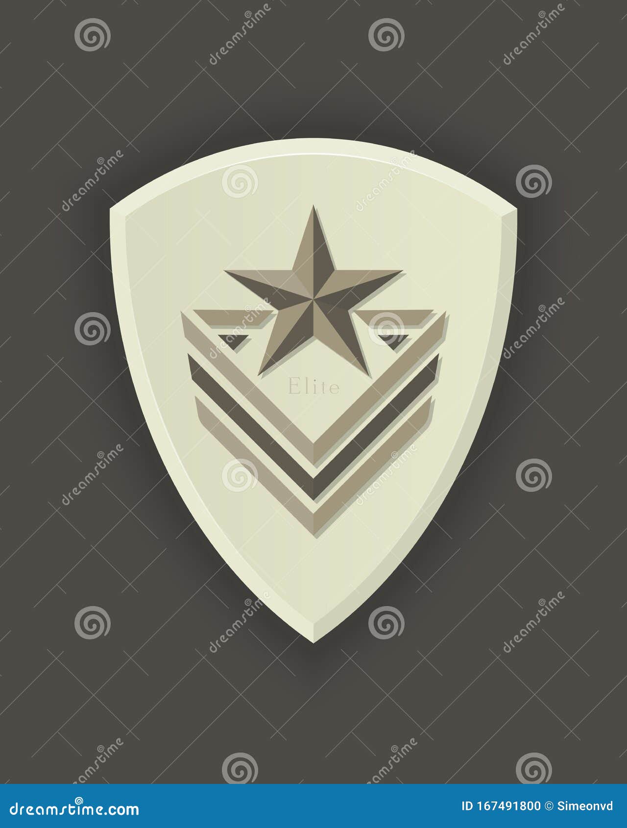 Shield Sign Vector Illustration. Symbol and Emblem of Security and ...