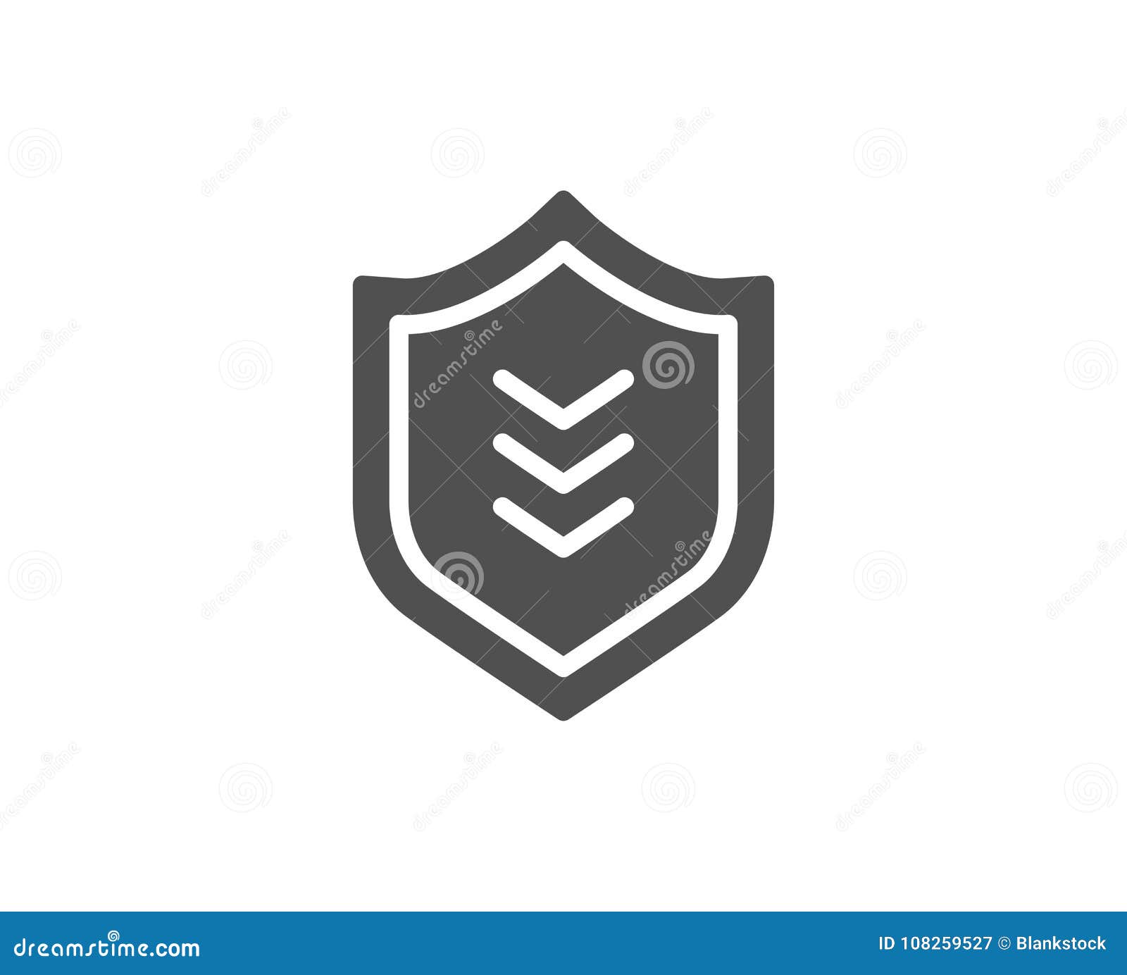 Shield Simple Icon. Protection Sign. Stock Vector - Illustration of ...