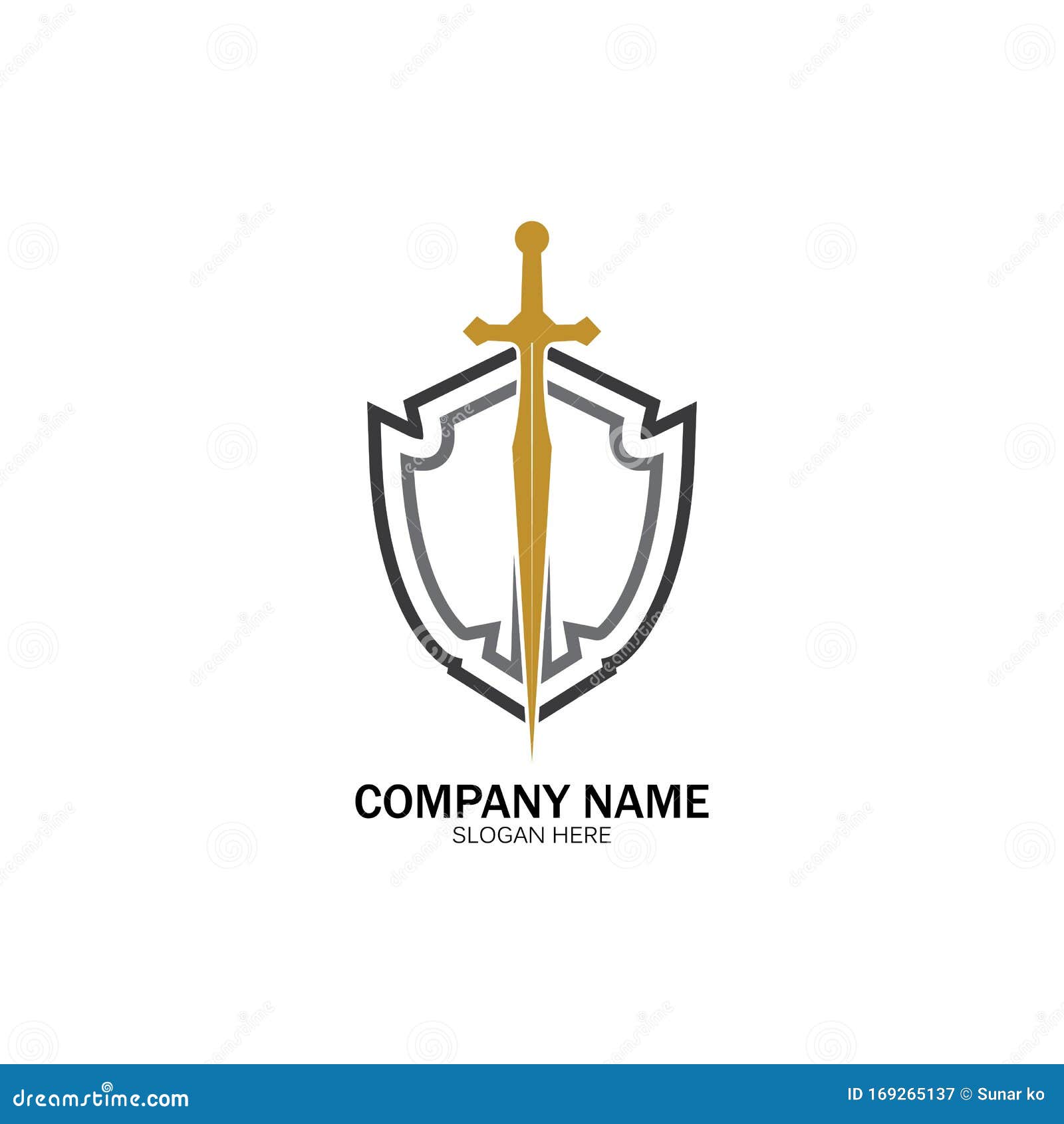 Shield and Sword Logo Icon Design Template.Guardian Icon Stock ... Shield and Sword Logo Icon Design Template.Guardian Icon Stock ...