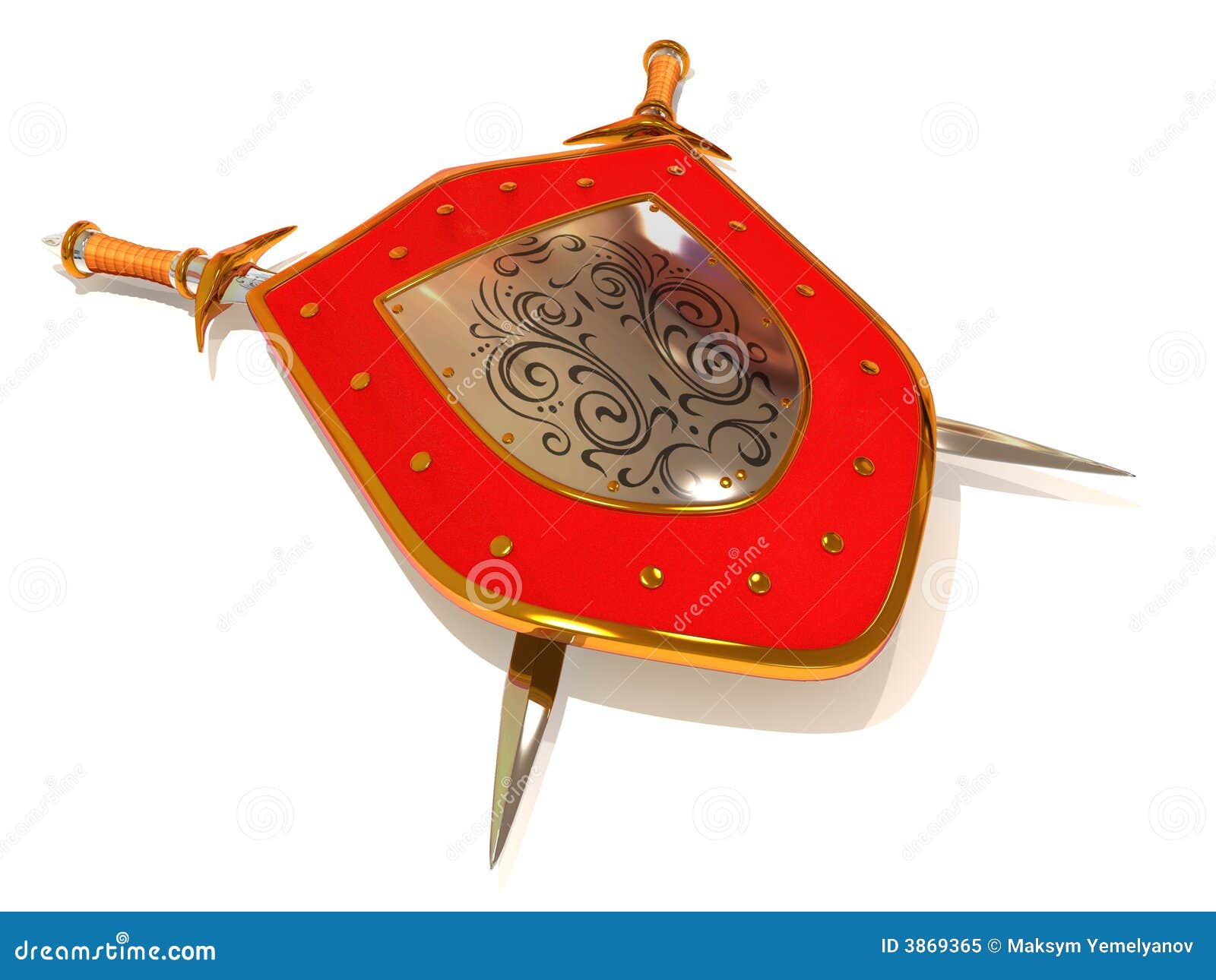 Shield with Sword. Security Stock Image - Image of metal, knight: 3869365