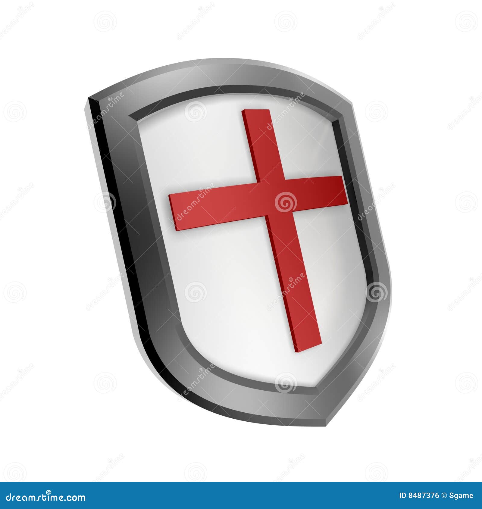 Shield symbol stock illustration. Illustration of crusaders - 8487376