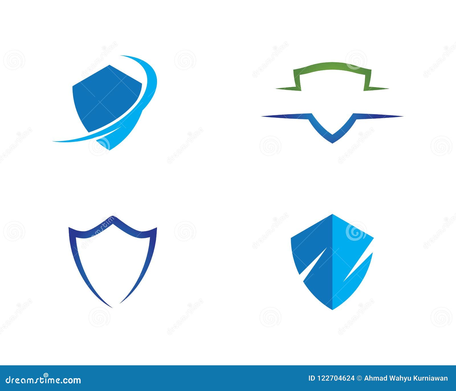 Shield Symbol Logo Template Stock Vector - Illustration of vector, icon ...