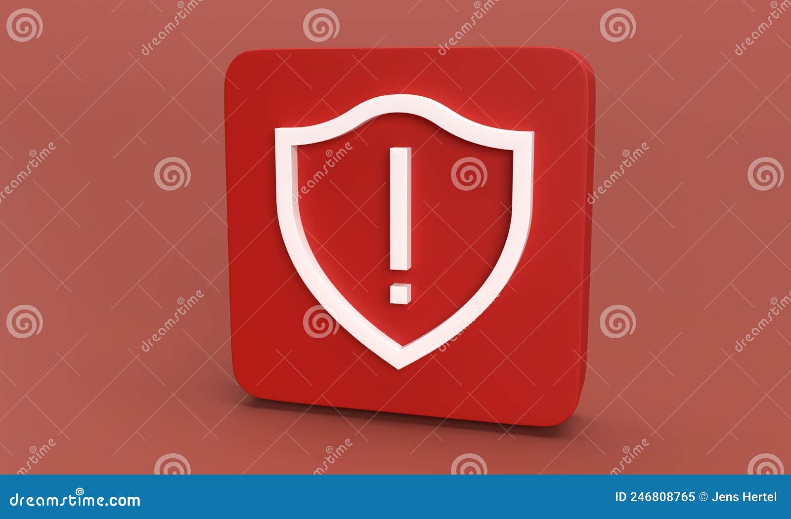 Shield symbol rendering stock illustration. Illustration of internet ...