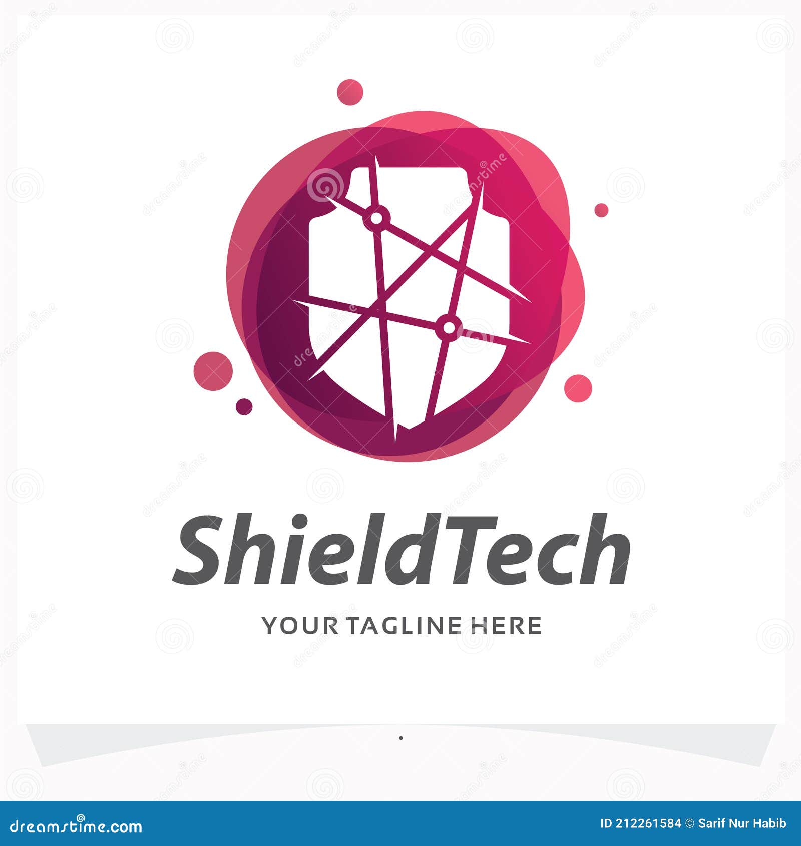 Shield Tech Logo Design Template Stock Vector - Illustration of sale ...