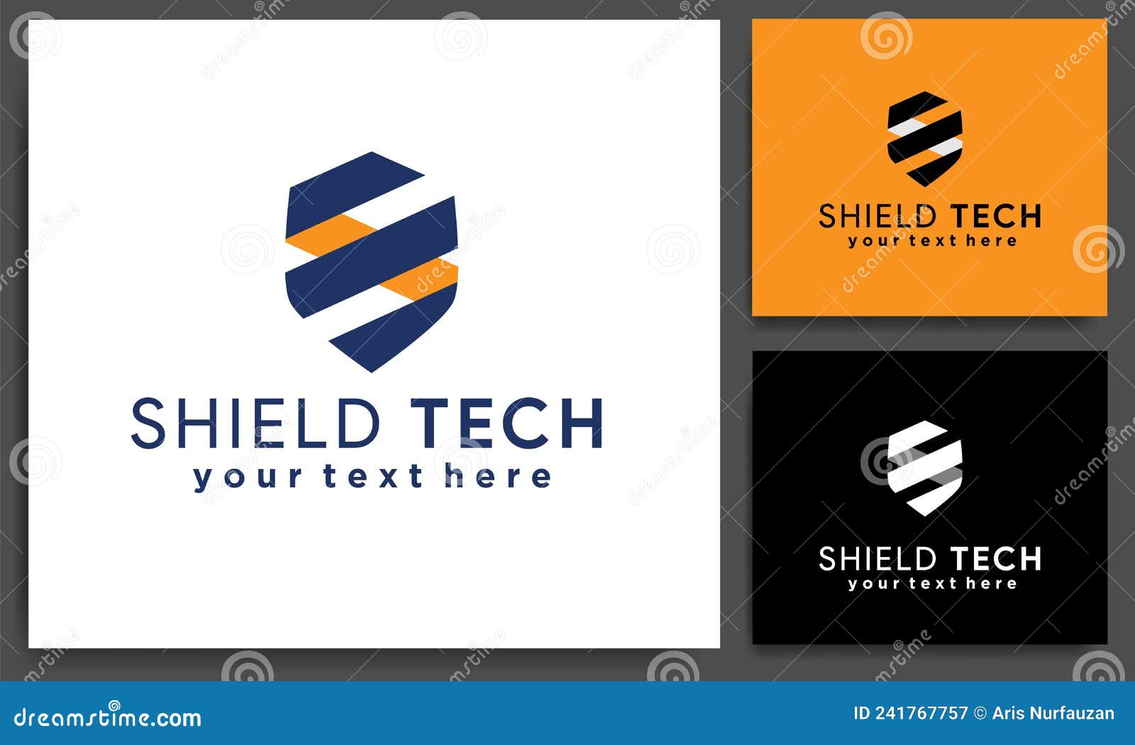 Shield Technology Business Vector Logo Stock Vector - Illustration of ...