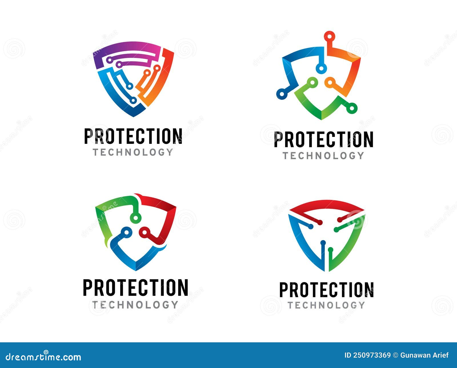 Shield Technology Logo Symbol or Icon Stock Vector - Illustration of ...