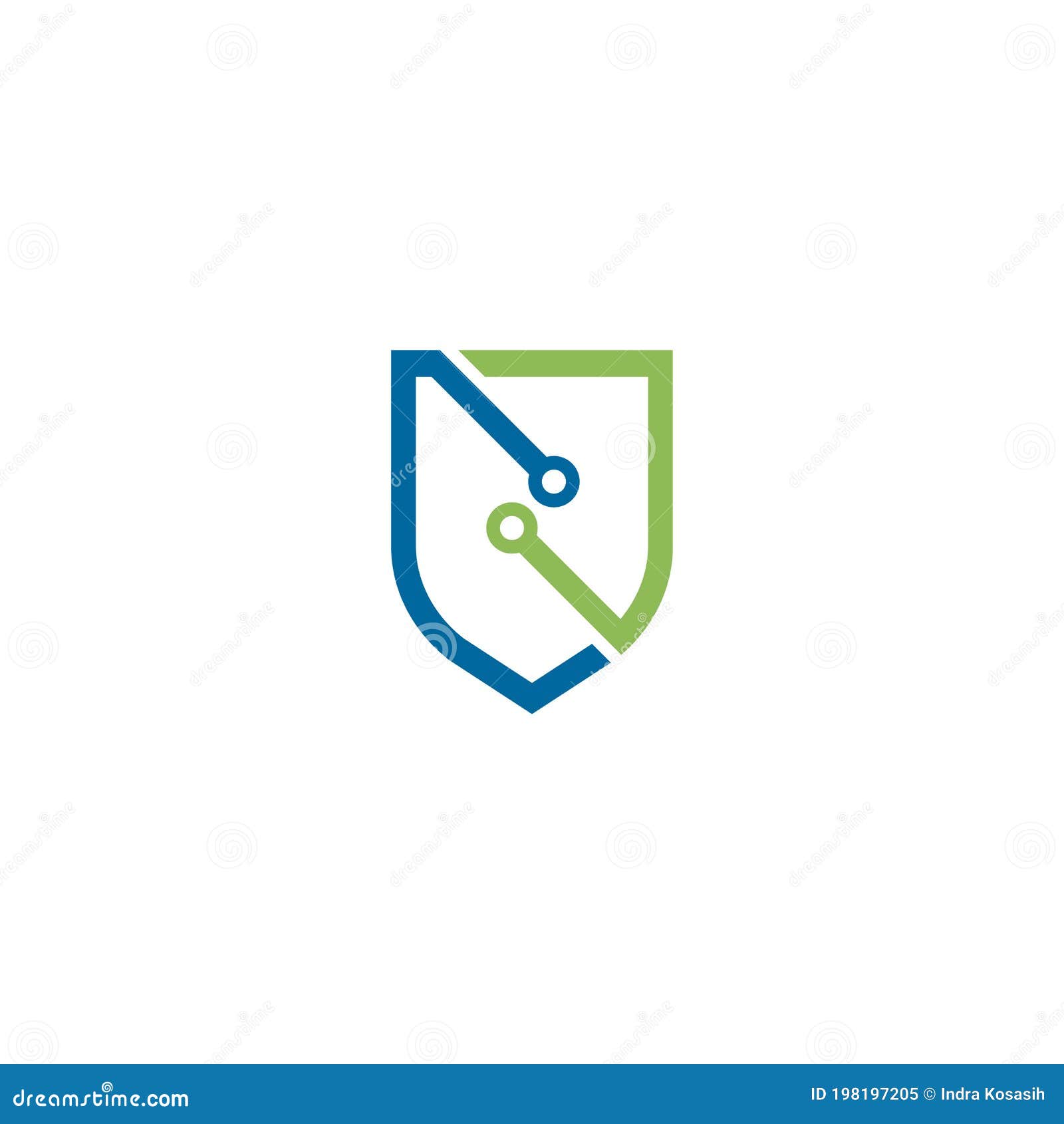 Shield Technology Vector Logo Concept Template Stock Vector ...