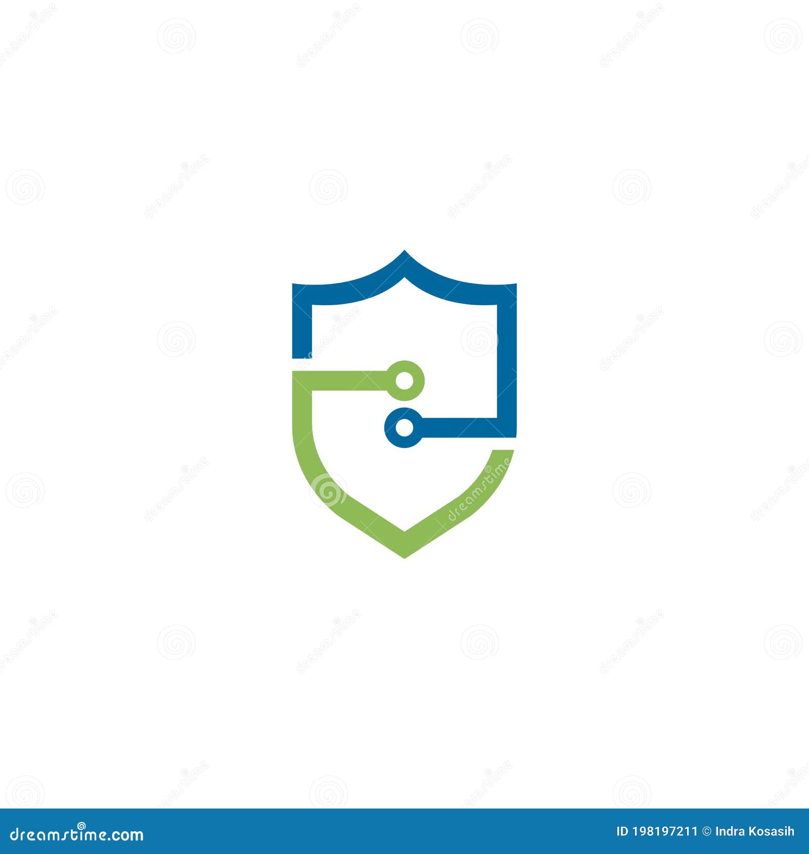 Shield Technology Vector Logo Concept Template Stock Vector ...