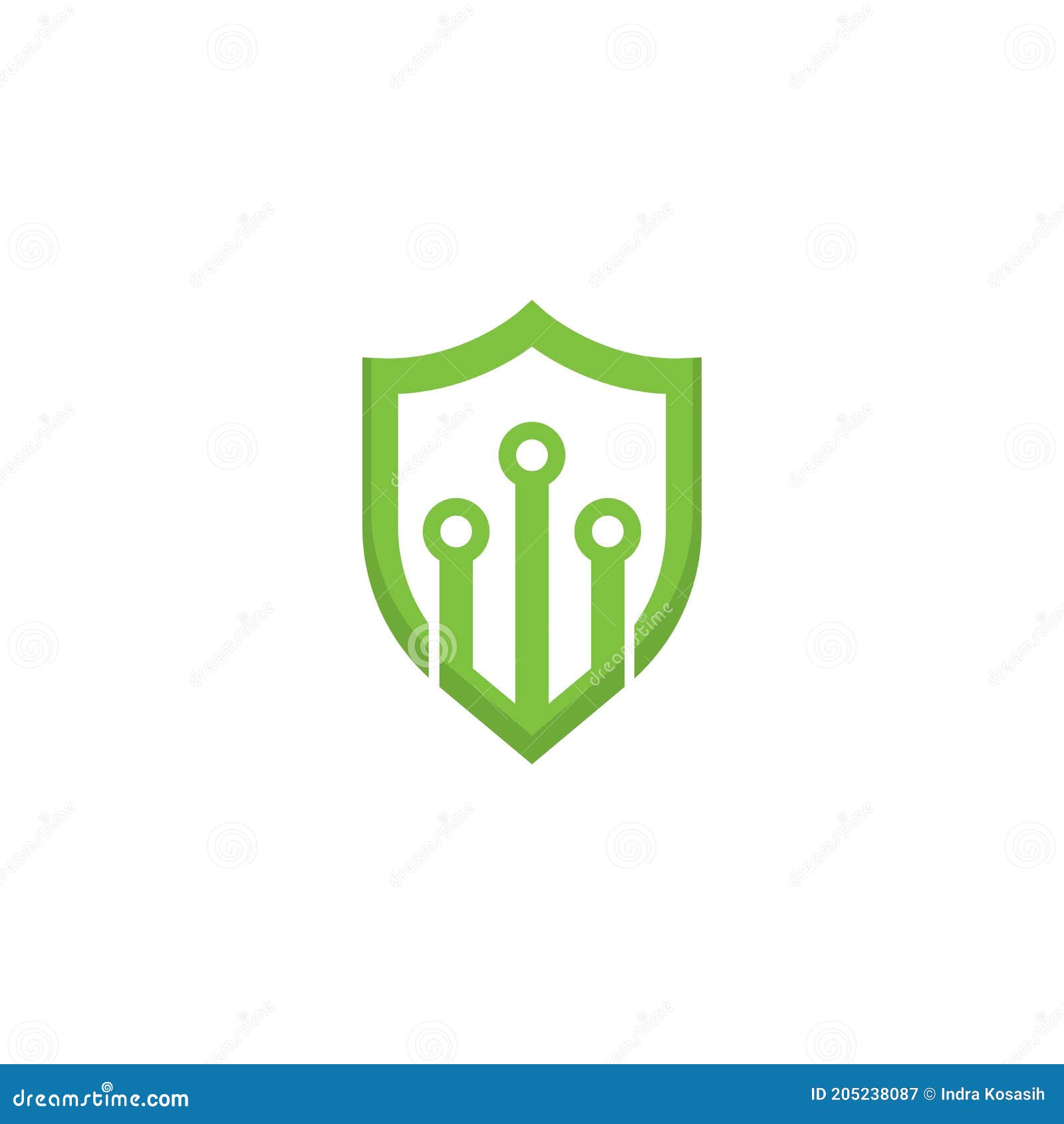 Shield Technology Vector Logo Concept Template Stock Vector ...