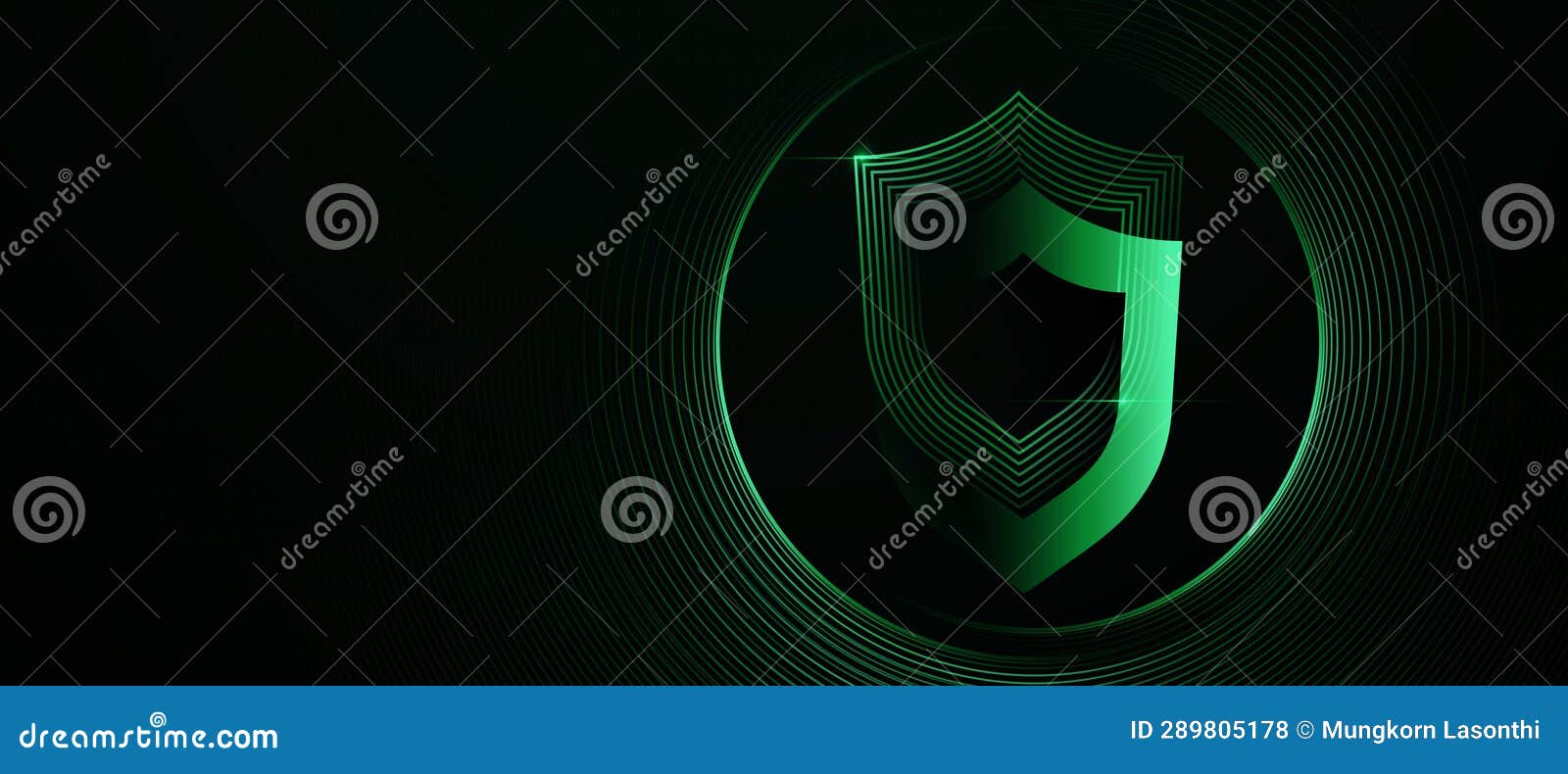 Shield Template Background. Green Abstract Background Glowing Shield ...