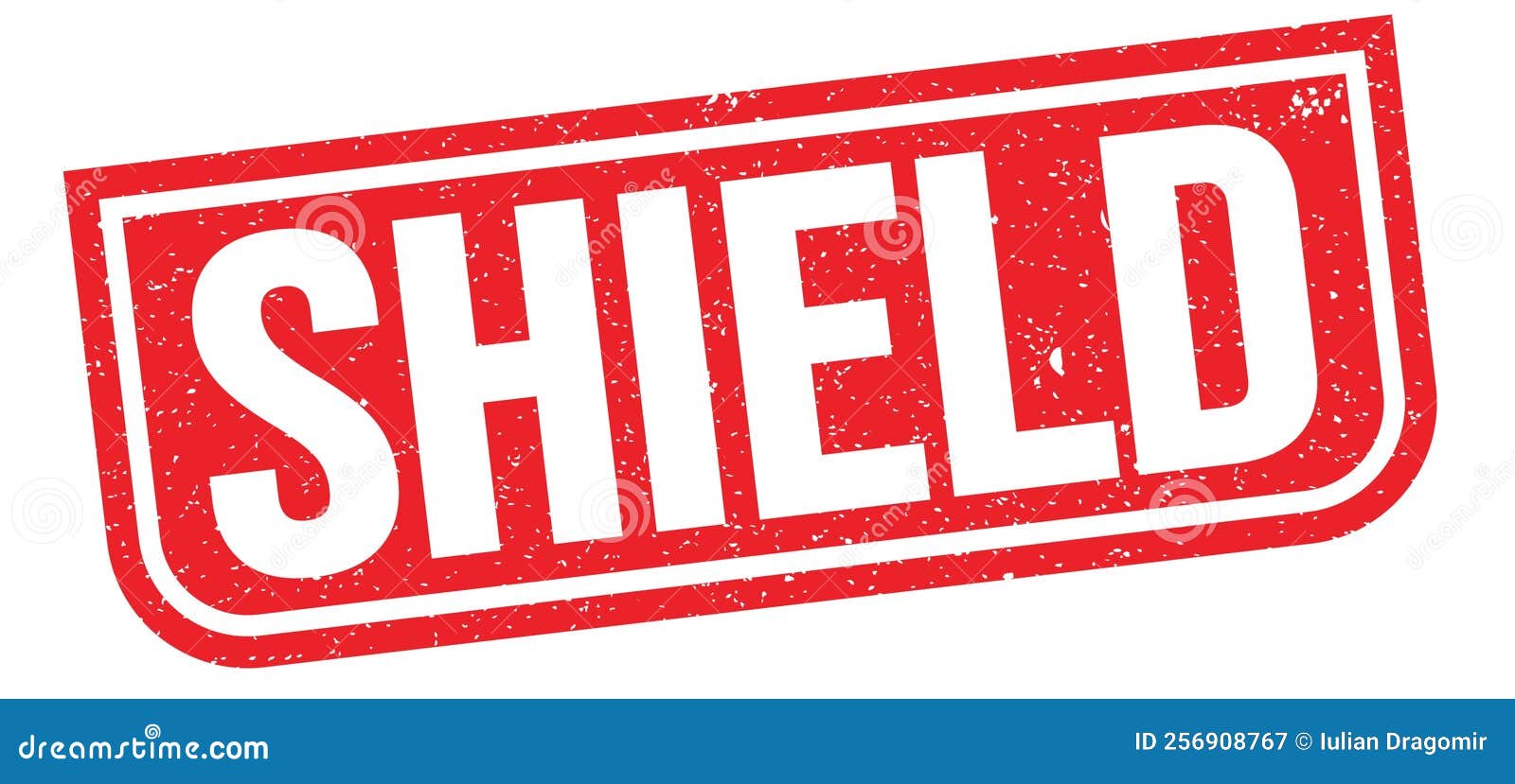 SHIELD Text Written on Red Stamp Sign Stock Illustration - Illustration ...