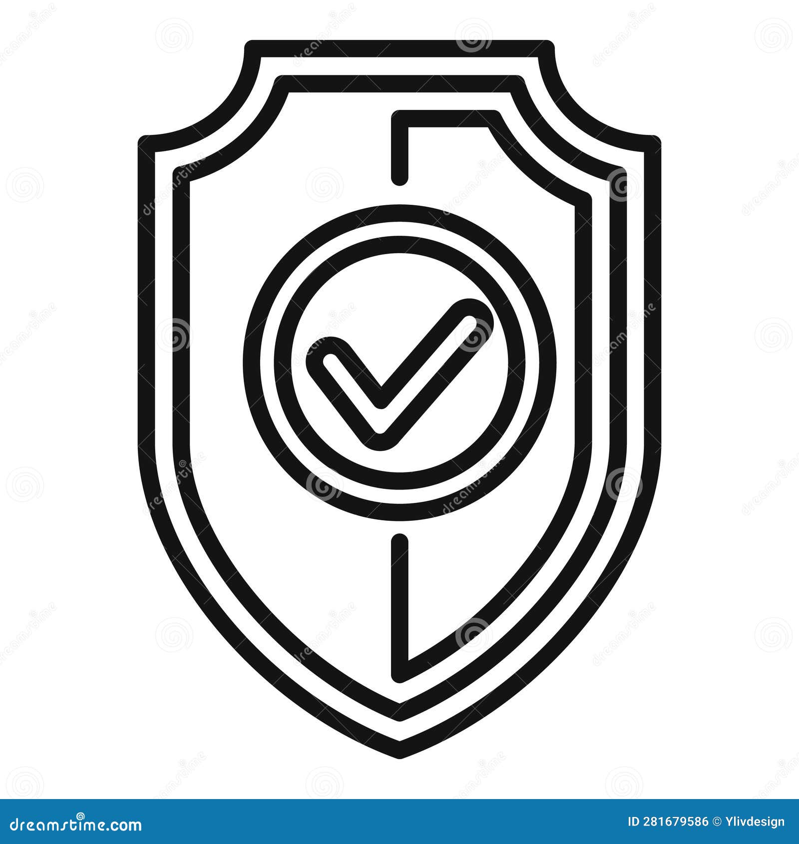 Shield Threat Icon Outline Vector. Hacker Error Stock Vector - Illustration of shield, alert ...