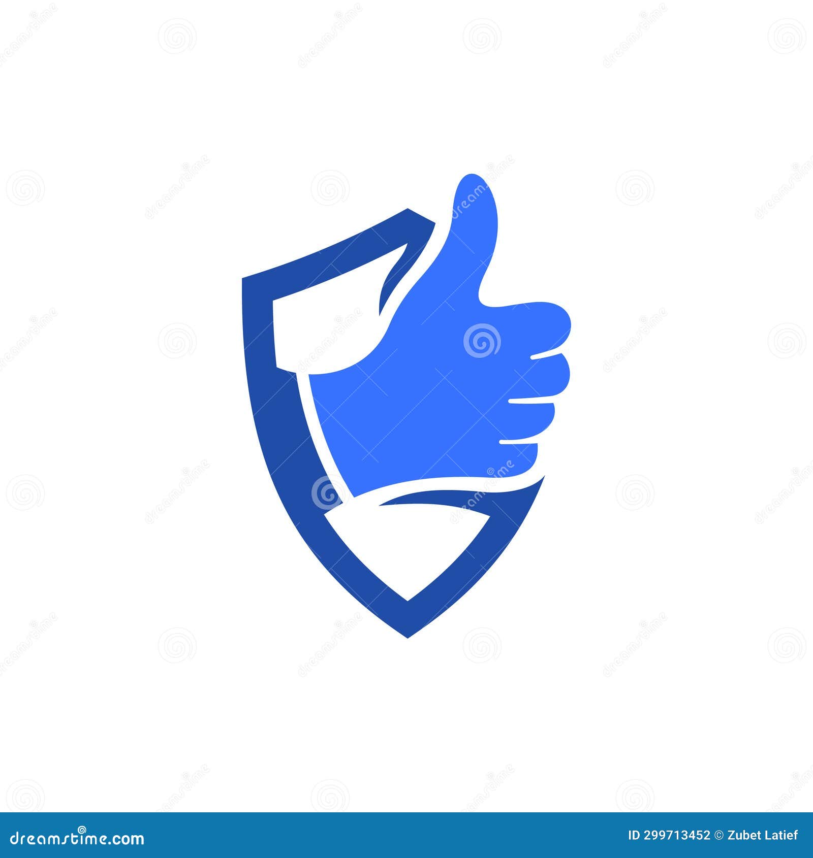 Shield And Thumbs Up Logo Design Template, Thumbs Logo. Finger Icon ...