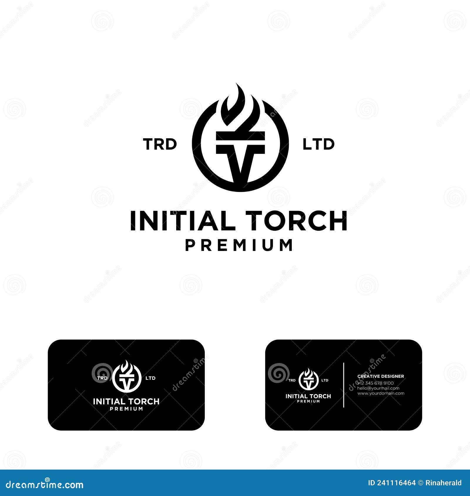 Shield Torch Logo Vector Symbol Illustration Design Stock Vector ...