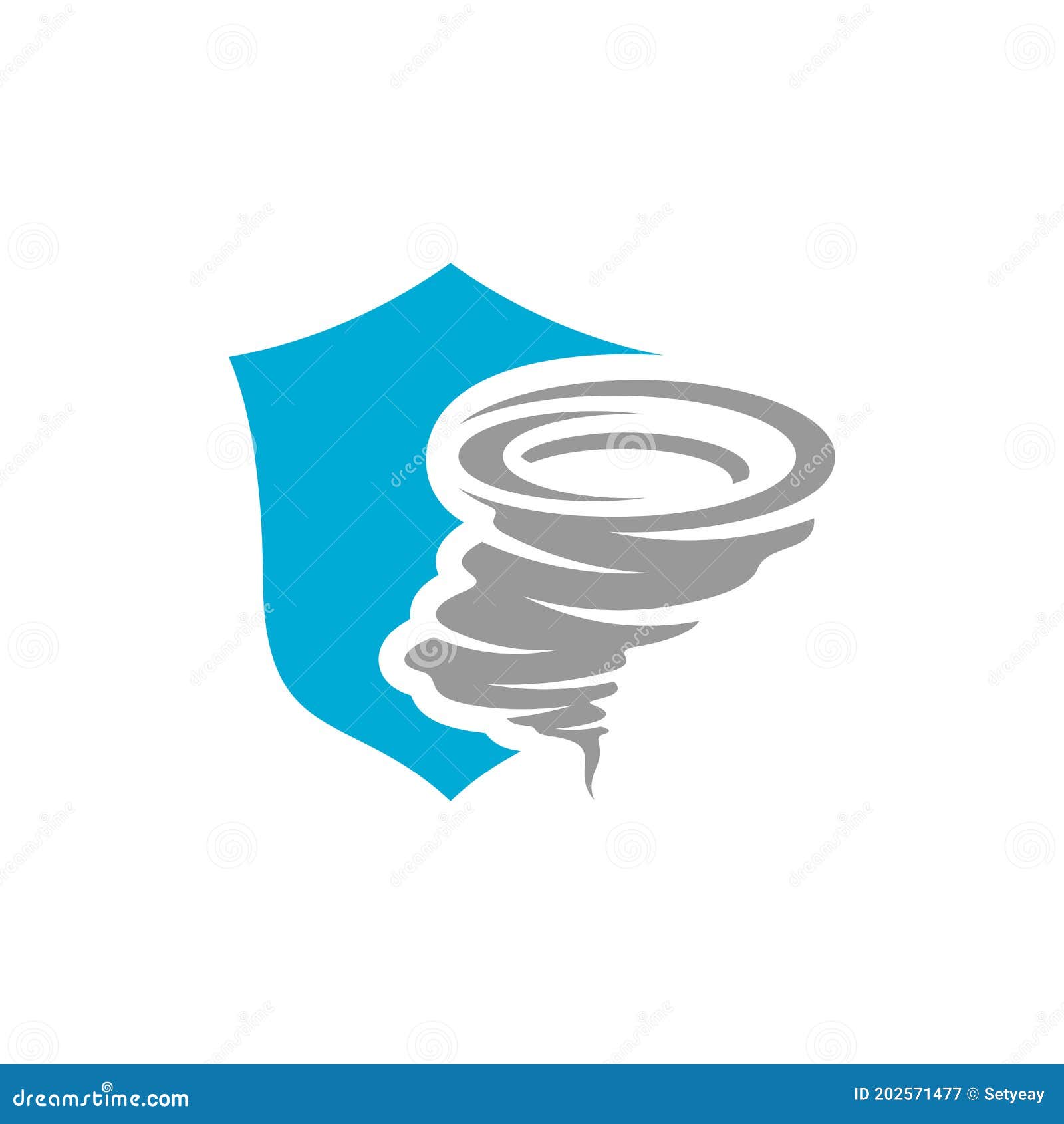 Shield Tornado Logo Vector Template, Creative Twister Logo Design ...