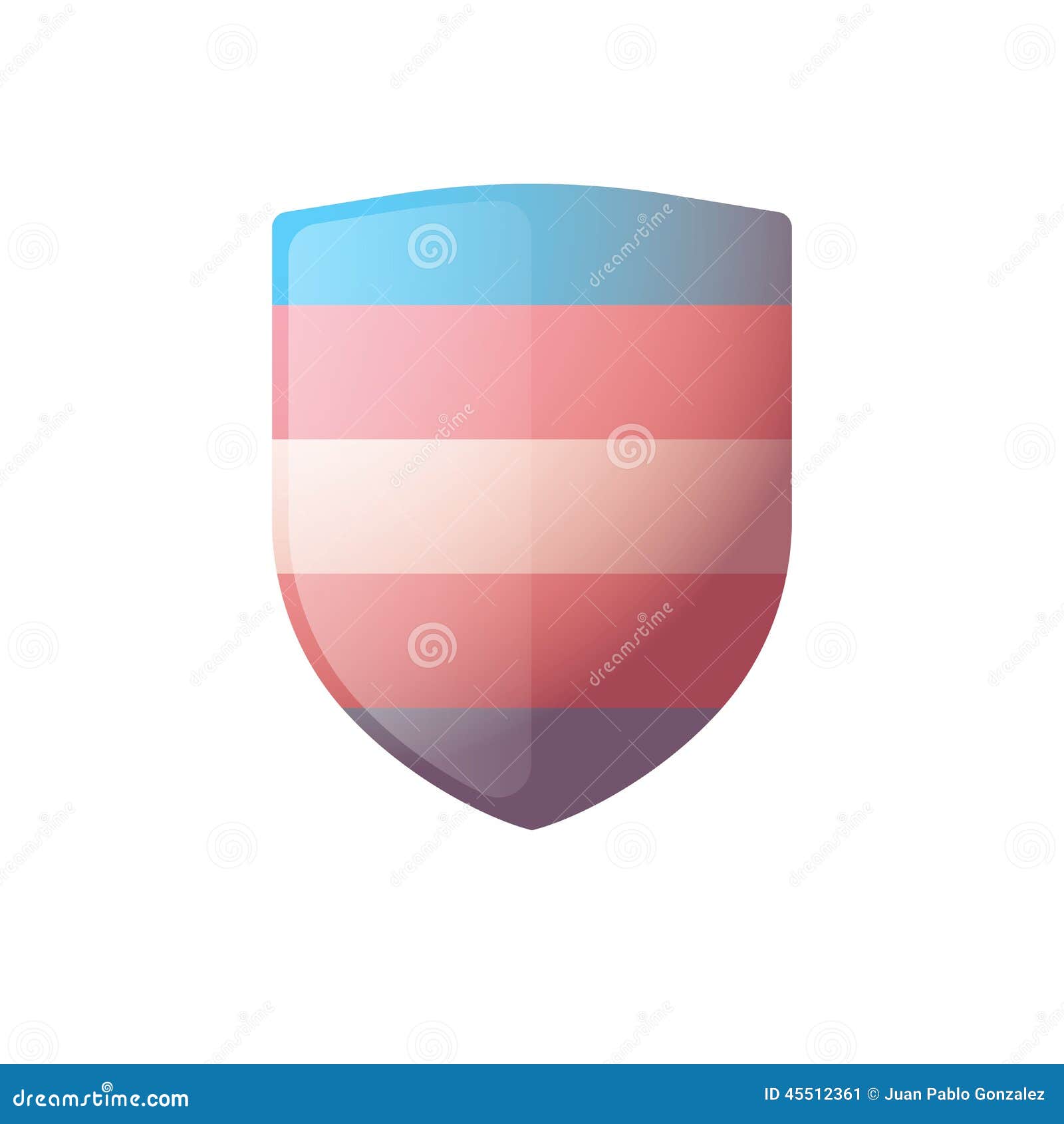 Shield with a Transgender Pride Flag Stock Illustration - Illustration ...