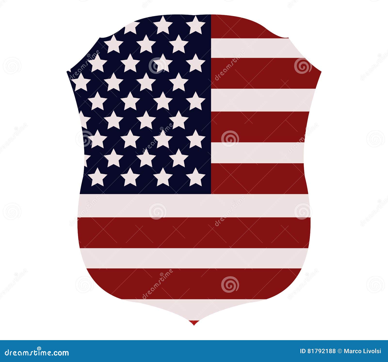 Shield with US flag stock photo. Illustration of inside - 81792188
