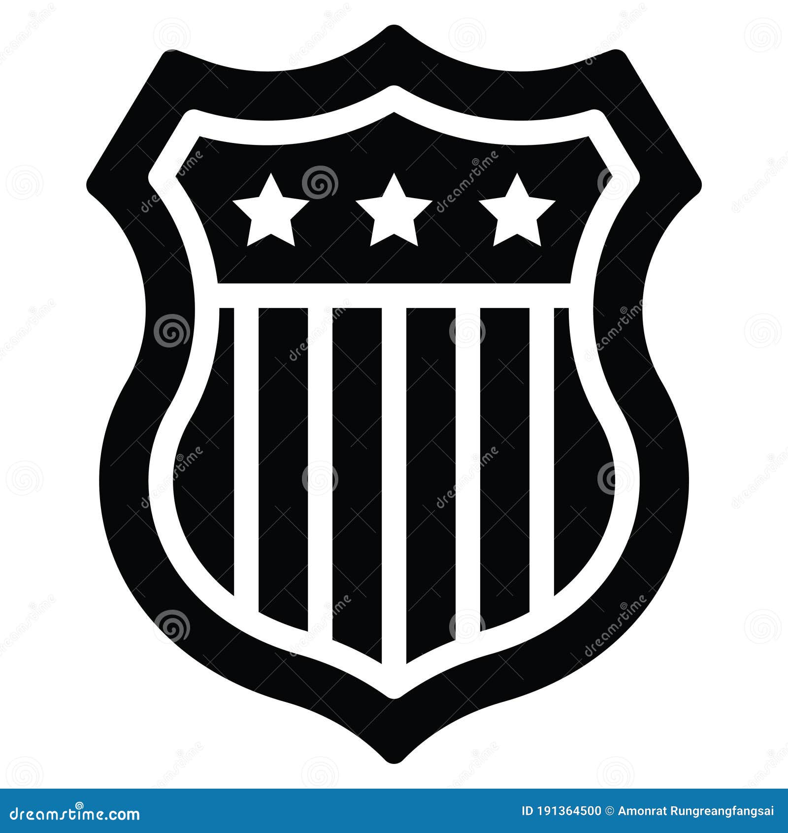 Shield with Usa Flag, United State Independence Day Related Icon Stock ...