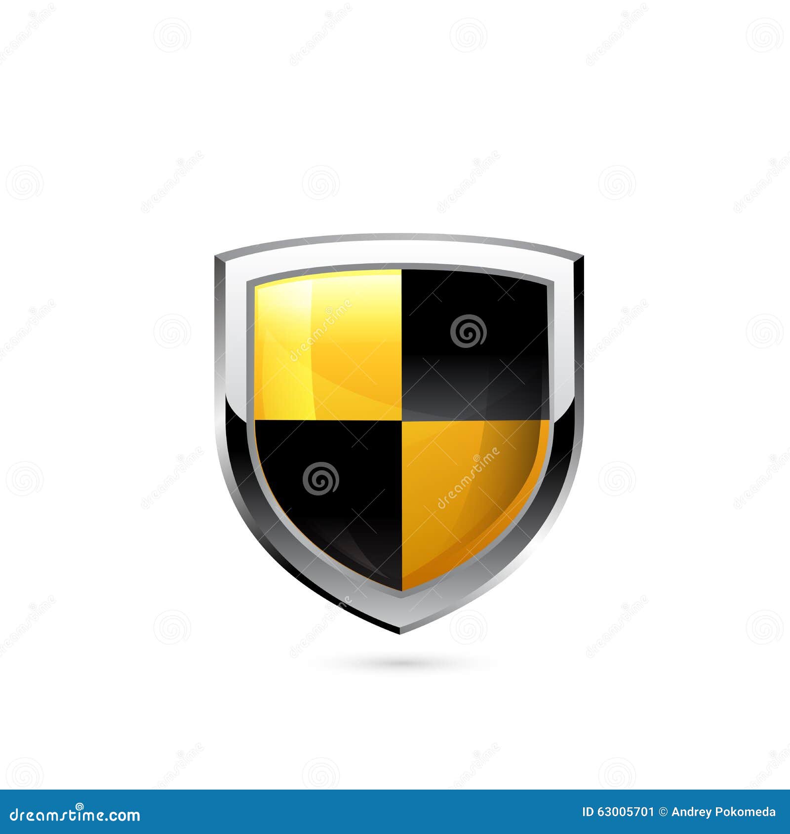 Shield. Vector Illustration Stock Vector - Illustration of heraldic ...