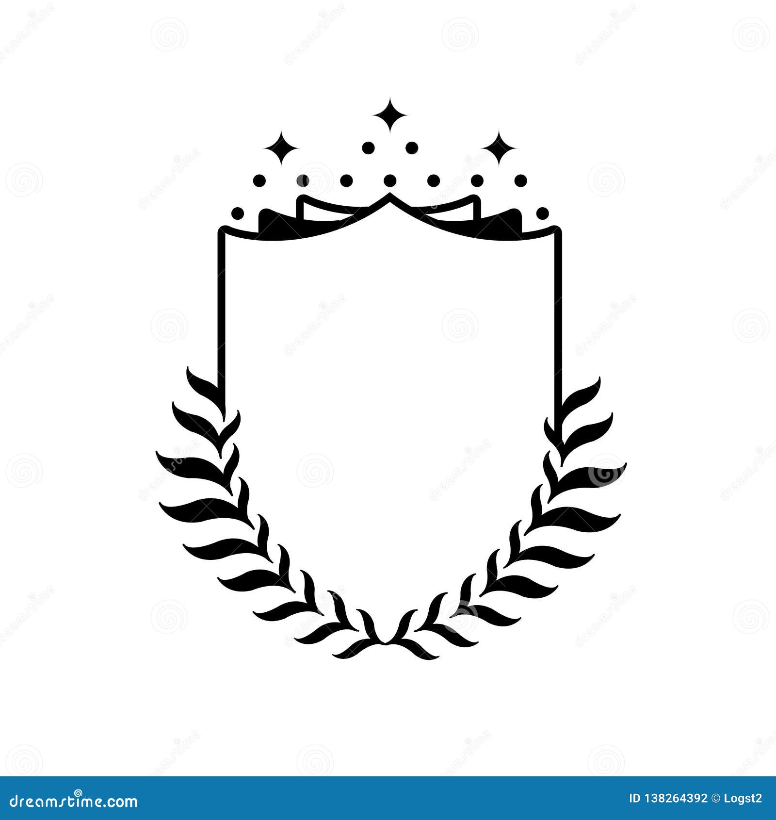 Shield Vector Logo Design. Blazon Design Template. Castle Logo Stock ...