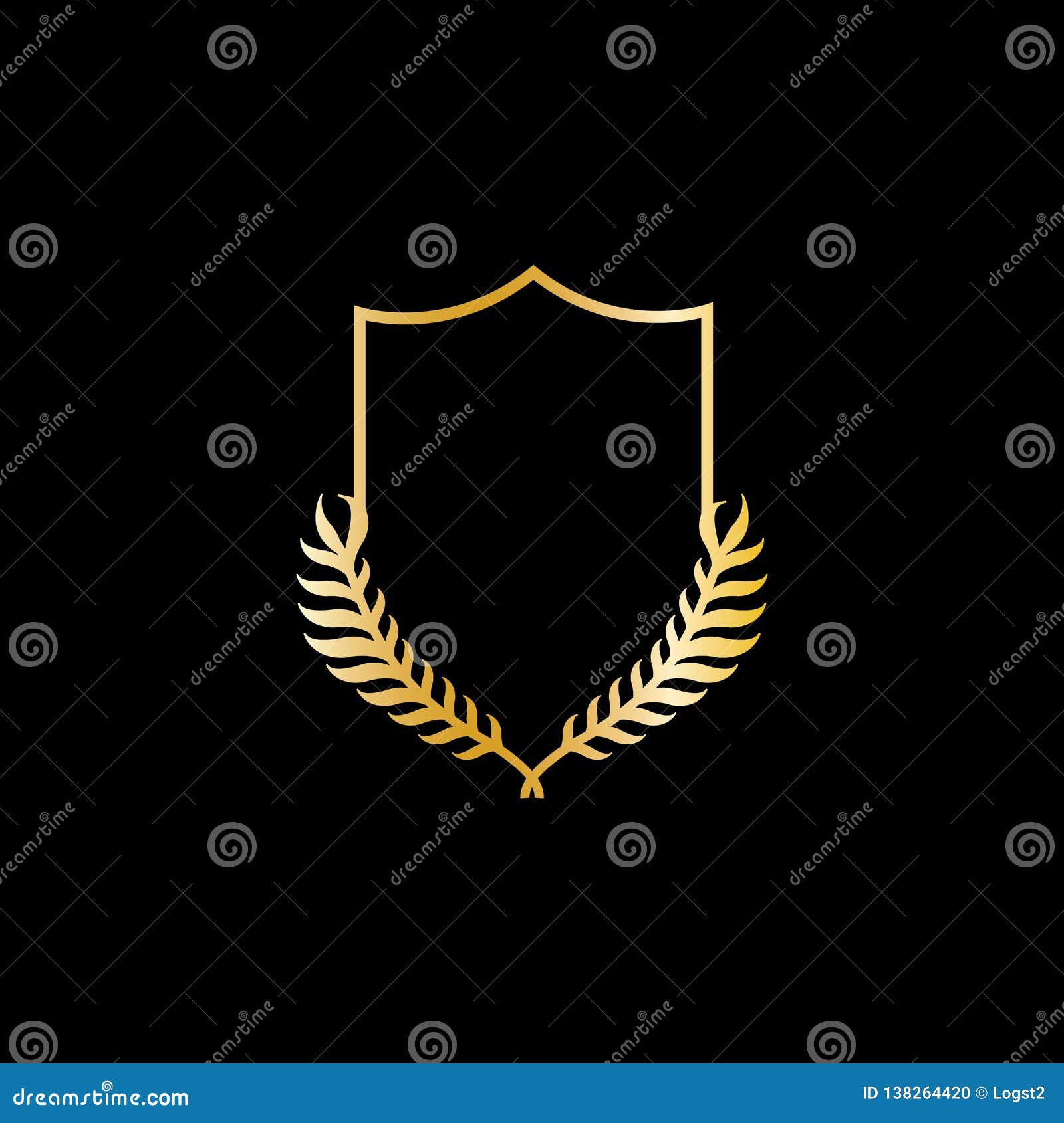 Shield Vector Logo Design. Blazon Design Template. Castle Logo Stock ...