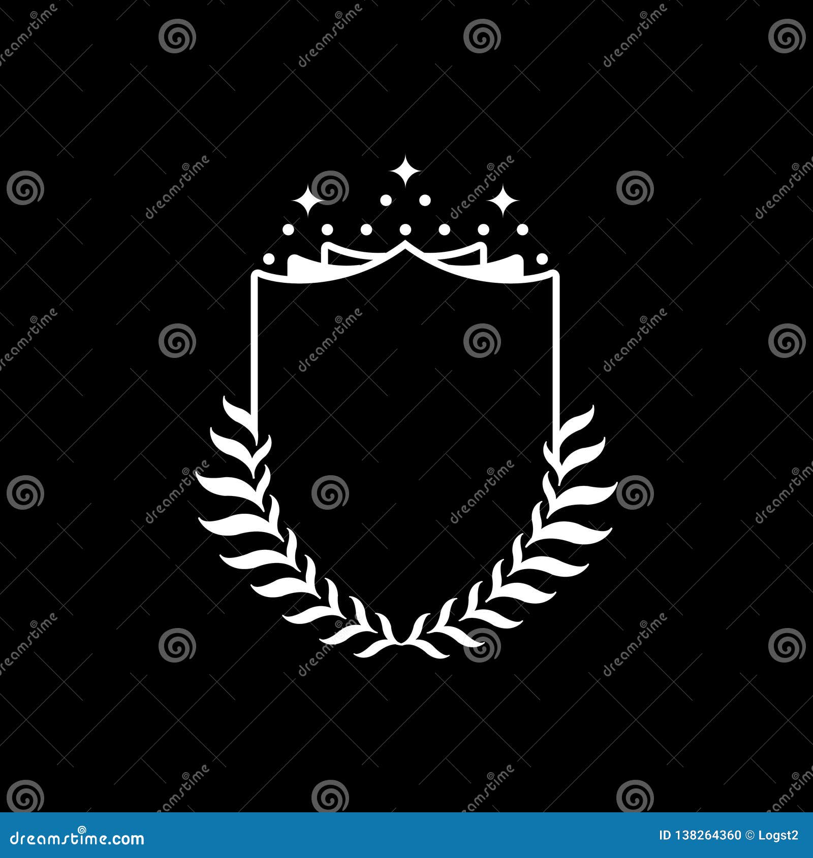 Shield Vector Logo Design. Blazon Design Template. Castle Logo Stock ...