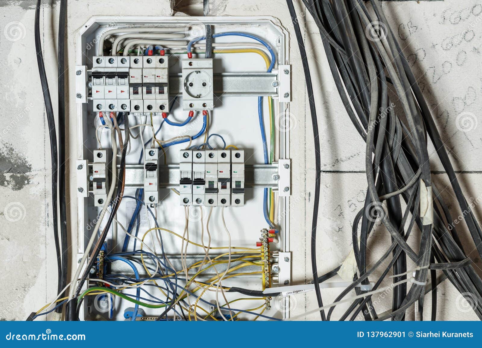 Shield in the Wall of the House. Wrong Connection, Automatic ...