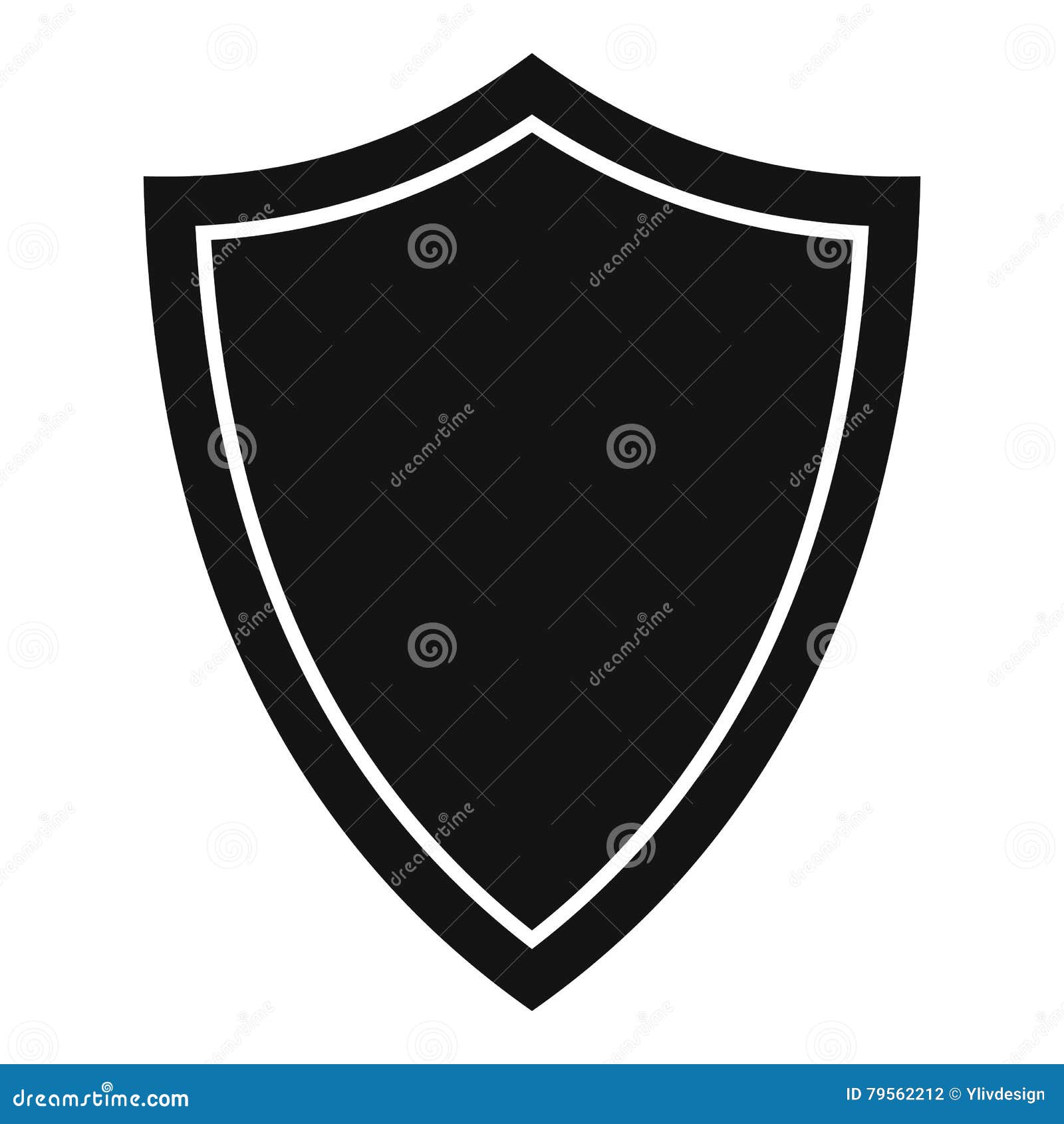 Shield for War Icon, Simple Style Stock Vector - Illustration of ...
